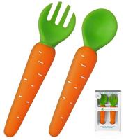 China BPA Free Silicone Baby Fork Spoon for sale