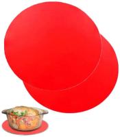 China OEM Silicone Baking Products 12 Inch Non Stick Silicone Microwave Mat for sale