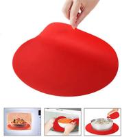 China OEM Silicone Baking Products 12 Inch Non Stick Silicone Microwave Mat for sale