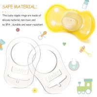 China Eco Friendly Silicone Baby Pacifier Clips for sale