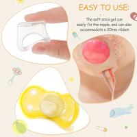 China Eco Friendly Silicone Baby Pacifier Clips for sale