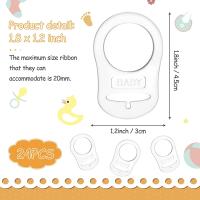 China Eco Friendly Silicone Baby Pacifier Clips for sale