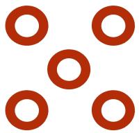 China 100% Eco friendly 6x6x6cm Flat O Ring Gasket BPA Free For Water Filters for sale