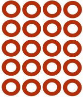 China 100% Eco friendly 6x6x6cm Flat O Ring Gasket BPA Free For Water Filters for sale