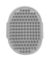 China Soft TPR Rubber Pet Bath Massage Brush Adjustable shoulder strap for sale