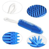 China Portable Hair Remove Silicone Pet Brush Sustainable Customized Color for sale
