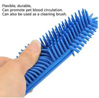 China Portable Hair Remove Silicone Pet Brush Sustainable Customized Color for sale