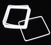 China Odorless Non Sticky Square Sealing Ring High Temperature Silicone Rubber for sale