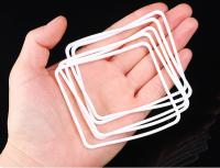 China Odorless Non Sticky Square Sealing Ring High Temperature Silicone Rubber for sale