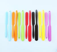 China Eco Friendly Silicone Baking Spatula smooth For Mixing Cream Butter Flour for sale
