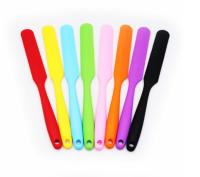China Eco Friendly Silicone Baking Spatula smooth For Mixing Cream Butter Flour for sale