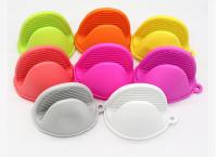 China Heat Insulation Silicone Baking Products Anti Scald Thickened Silicone Oven Mitts for sale