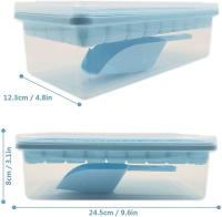 China 36 Nugget Silicone Ice Tray With Lid Ice Container Scoop 9.49x4.76x3.15cm for sale