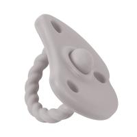 China Soft Nipple Newborn Soothie Pacifier With Handle Three Air Holes for sale