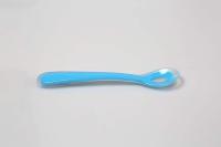 China Perfect Grip Flexible Silicone Weaning Spoon Soft Tip For Baby Teething for sale