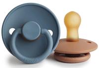 China OPP Silicone Rubber Baby Pacifier Boiling Water Sterilization Non Toxic for sale