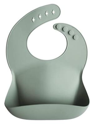 China OEM Washable Silicone Baby Bib BPA Phthalate Free Food Grade FDA for sale