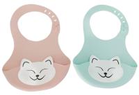 China CIQ Silicone Baby Bibs ODM Sustainable BPA Free Waterproof for sale