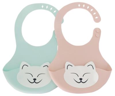 China CIQ Silicone Baby Bibs ODM Sustainable BPA Free Waterproof for sale