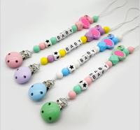 China General Caliber Silicone Baby Pacifier 9in Anti Drop Silicone Pacifier Chain for sale