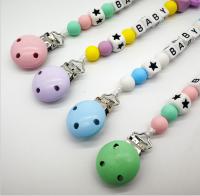China General Caliber Silicone Baby Pacifier 9in Anti Drop Silicone Pacifier Chain for sale