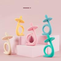 China Safe Silicone Soft Silicone Teether OEM Cute Stereoscopic Snail Shaped for sale