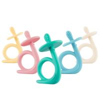 China Safe Silicone Soft Silicone Teether OEM Cute Stereoscopic Snail Shaped for sale