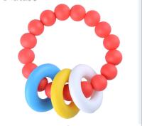 China Non Toxic Baby Teething Toys 63g FDA Food Grade Silicone BPA Free for sale