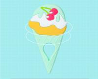 China Ice Cream Silicone Baby Teether Food Grade Newborn Poached Molars CIQ for sale