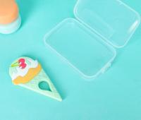 China Ice Cream Silicone Baby Teether Food Grade Newborn Poached Molars CIQ for sale