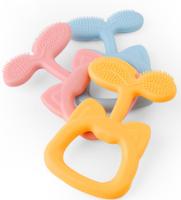 China BPA Free Silicone Baby Teether Anti Bacterial Non Toxic Baby Growing Teeth for sale