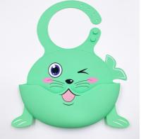 China Anti Bacterial Silicone Baby Bibs Washable Soft Keeps Stains Off for sale