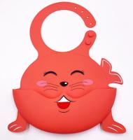 China Anti Bacterial Silicone Baby Bibs Washable Soft Keeps Stains Off for sale