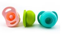 China FDA Nipple Baby Silicone Pacifier Duck Shaped Dishwasher Safe Hygienic for sale