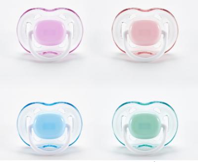 China Ultralight Silicone Baby Pacifier PP Anti Static Orthodontic Nipple for sale