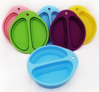 China FDA Silicone Collapsible Dog Bowls BPA Free Dishwasher Safe Non Toxic for sale