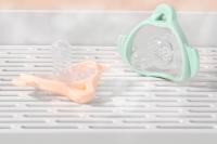 China FDA Liquid Silicone Baby Pacifier Soft Nipple With Breathable Holes for sale