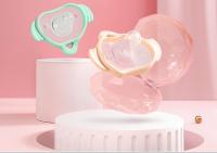 China FDA Liquid Silicone Baby Pacifier Soft Nipple With Breathable Holes for sale