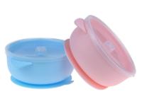 China Silicone Suction Baby Feeding Bowl Antibacterial Non Slip Heat Resisting for sale