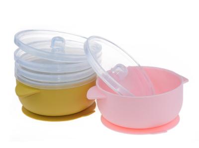 China Silicone Suction Baby Feeding Bowl Antibacterial Non Slip Heat Resisting for sale