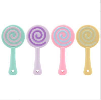 China Lollipop Gum Baby Silicone Teether General Caliber Boiled CIQ for sale