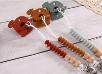 China Food Silicone Baby Pacifier Dinosaur Head Orthodontic Nipple for sale