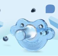 China 160C Safety Liquid Silicone Nipple SS Clip Round Head Phthalate Free for sale