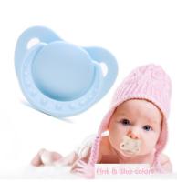 China FDA PP Silicone Baby Pacifier Raised Texture Food Grade 5.2×3.5cm for sale