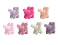China Non Toxic Baby Silicone Pacifier Flower Shaped BPA Free Massage Gums for sale