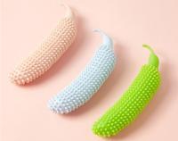 China 14×4cm Silicone Dog Toys Pet Molars Non Hazardous Eec Sustainable for sale