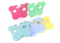 China Butterfly Shaped Food Silicone Teether BPA Bisphenol Free For Babies for sale