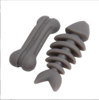 China Sustainable Chew Silicone Dog Toy 14×6cm CIQ Customized Color for sale