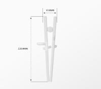 China Nitrosamine BPA Free Washable Silicone Chopsticks 22.6cm Length for sale