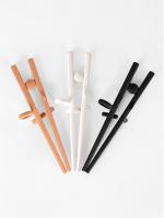 China Nitrosamine BPA Free Washable Silicone Chopsticks 22.6cm Length for sale